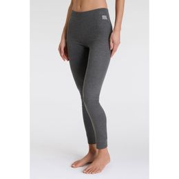 Heatkeeper Damen Thermounterhose &raquo;LADIES THERMAL BASIC UNDERWEAR PANTS&laquo; mit Logopr&auml;gung und bequemen Bund, perfekt f&uuml;r Wintersportaktivit&auml;ten grau M