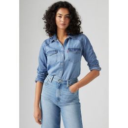 Levi's Levi's Damen Jeansbluse &raquo;ESSENTIAL WESTERN&laquo; mit Brusttaschen mit Druckkn&ouml;pfen XS (34)