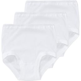 Speidel Damen Taillenslip &raquo;Nelly&laquo; 3er Pack, bequem, atmungsaktiv, figurbetonend, hoher Bund, Baumwolle wei&szlig; 50