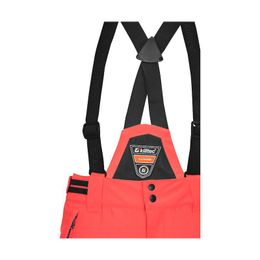 Killtec M&auml;dchen Skihose &raquo;KSW 77 GRLS SKI PNTS&laquo; wasserdicht, atmungsaktiv, abnehmbarer Latz, verst. Seitenriegel orange 164, Normalgr&ouml;&szlig;en