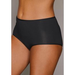 Lascana Damen Lascana Taillenslip &raquo;aus hochwertiger Modal-Qualit&auml;t&laquo; 3er-Pack schwarz 32/34