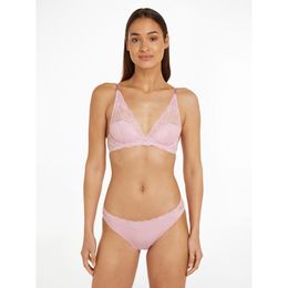 Calvin Klein Underwear Damen Bikinislip &raquo;BIKINI&laquo; mit Spitze am Bund lila M (38)