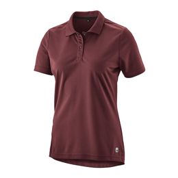 Gonso Damen Radtrikot &raquo;Essential Poloshirt W&laquo; Damen Radshirt, Polo-Shirt mit Spitzkragen, mit R&uuml;ckentasche rot 38
