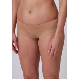 Skiny Damen Panty &raquo;Bamboo Lace&laquo; weich, bequem, elastisch, sch&ouml;n, fein, h&uuml;fthoher Schnitt, Viskosemix braun 40