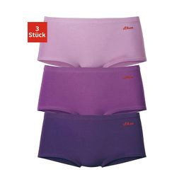 s.Oliver Damen s.Oliver Panty 3er-Pack, aus elastischer Baumwoll-Qualit&auml;t bunt 52/54 (XXXL)