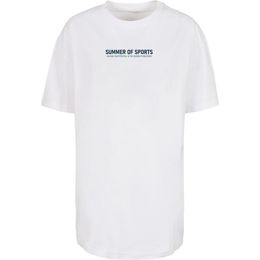 Merchcode T-Shirt &raquo;Ladies Summer Of Sports b Oversized Tee&laquo; 1 Stk. white M M Darf in keinem Kleiderschrank fehlen