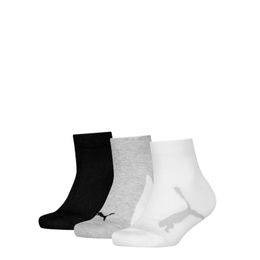Puma Herren Puma Kurzsocken &raquo;Puma KIDS BWT QUARTER 3P&laquo; 3er-Pack, mit verst&auml;rkter Zehenkonstruktion 31-34