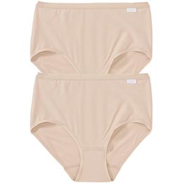 Speidel Damen Formslip &raquo;Shape&laquo; 2er Pack, bequem, elastisch, figurbetonend, basic, Baumwollmix beige 42