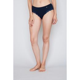JOOP! Damen JOOP! Panty &raquo;Pure&laquo; mit charmanten Spitzendetails blau 38