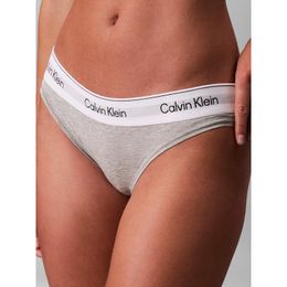 Calvin Klein Underwear Damen Bikinislip &raquo;MODERN COTTON&laquo; mit breitem B&uuml;ndchen grau XL (42)