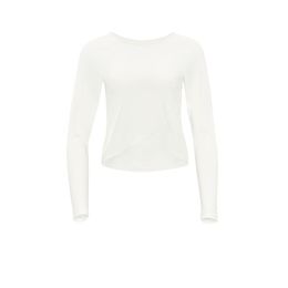 WINSHAPE Damen Langarmshirt &raquo;Cropped Functional Light and Soft&laquo; Overlap-Applikation L