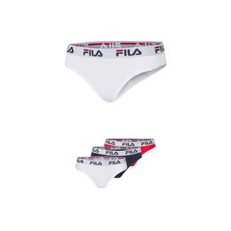 Fila Damen Brasilslip &raquo;WOMAN BRAZILIAN SLIP&laquo; 3er Pack, mit elastischem Logobund bunt XS