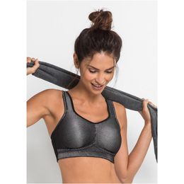 bonprix Damen bonprix Sport-BH schwarz 105, Cup F