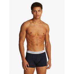 Tommy Hilfiger Underwear Herren Trunk &raquo;3P TRUNK WB&laquo; Packung, 3er, 3 Stk. mit Logobund rot M (50), 3 Stk.