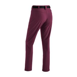 Maier Sports Damen Funktionshose &raquo;Perlit W&laquo; warme Damen Softshellhose, Winter Outdoorhose, winddicht, Regular Fit pink 44, Normalgr&ouml;&szlig;en