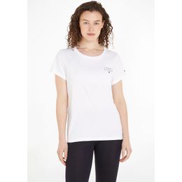 Tommy Hilfiger Underwear Damen T-Shirt &raquo;SHORT SLEEVE T-SHIRT&laquo; mit Tommy Hilfiger Markenlabel wei&szlig; XS (34)