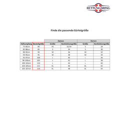 Rettungsring G&uuml;rtel Herren Lederg&uuml;rtel mit austauschbarer Schlie&szlig;e &raquo;Stern Schn&ouml;rkel grau