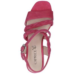 Caprice Damen Riemchensandale &raquo; Sandalen Veloursleder&laquo; rosa 37