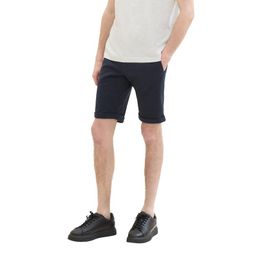 Tom Tailor Herren Tom Tailor Bermudas Sommerhose mit Melange Optik blau 30, N-Gr