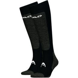 Head Herren Socken mit eingestricktem Markenlogo schwarz 47-49