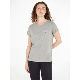 Tommy Hilfiger Underwear Damen T-Shirt &raquo;SHORT SLEEVE T-SHIRT&laquo; mit Tommy Hilfiger Markenlabel grau L (40)