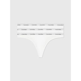 Calvin Klein Underwear Damen Tanga &raquo;3 PACK THONG (LOW-RISE)&laquo; 3 Stk. String low waist mit Logobund wei&szlig; XS (34), 3 Stk.