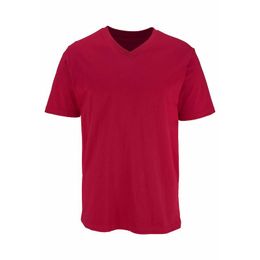 H.I.S. H.I.S Herren T-Shirt &raquo;mit V-Ausschnitt, V-neck, Unterziehshirt&laquo; Packung, 3er-Pack, 3 Stk. unifarben, V-neck, aus Baumwolle bunt 4/S