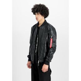 Alpha Industries Damen Lederjacke &raquo;MA-1 VF Vegan Leather Light&laquo; schwarz XL