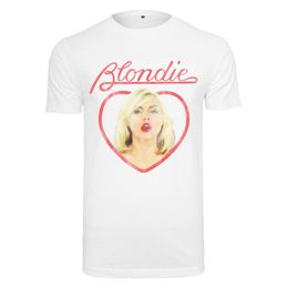 Merchcode T-Shirt &raquo;Blondie Heart of Glass Tee&laquo; 1 Stk. white XL XL F&uuml;hlt sich angenehm auf der Haut an und erm&ouml;glichen eine uneingeschr&auml;nkte...