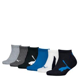 Puma Herren Puma Sneakersocken &raquo;Puma KIDS BWT SNEAKER 6P ECOM&laquo; 6er-Pack, mit verst&auml;rkten N&auml;hten 31-34