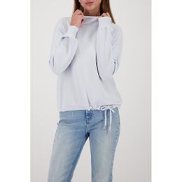monari Damen Sweatshirt &raquo;Sweatshirt Basic Schmuckdetail&laquo;, Regular fit mit Stehkragen 46