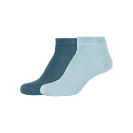 Camano Damen Kurzsocken &raquo;silky touch&laquo; 6 Paar tlg. mit hautfreundlichem Gewebe blau 35-38