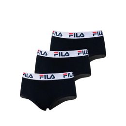 Fila Herren Retro Pants &raquo;WOMAN CULOTTE&laquo; 3er Pack, elastischer Logobund schwarz M