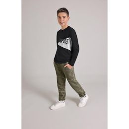 Blue Seven Jungen Langarmshirt &raquo; Langarmshirts&laquo; 1 Stk. schwarz 176