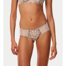 Triumph Damen Hipster &raquo;Sensual Spotlight&laquo; feminine Spitze, florale Stickerei, elastisch, klassischer Fit beige 44