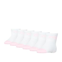 Puma M&auml;dchen Puma Socken &raquo;Puma BABY MINI CATS SOCK 6P ECOM&laquo; 6 Paar, Logo pink 23-26
