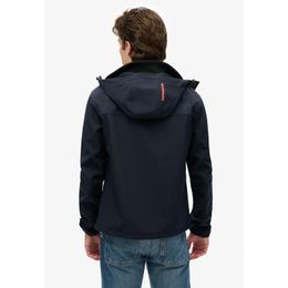 Superdry Damen Outdoorjacke &raquo;HOODED SOFT SHELL TREKKER JKT&laquo; mit Kapuze blau XL