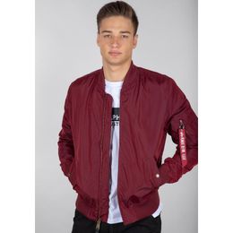 Alpha Industries Herren Bomberjacke &raquo;MA-1 TT Light&laquo; rot XS