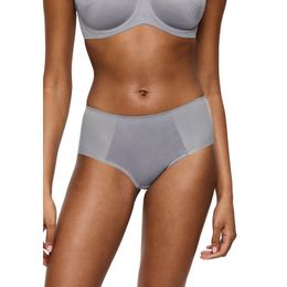 Triumph Damen Hipster &raquo;Essential Minimizer T&laquo; 1hochwertigem Steh, schimmerndes Jacquardmuster, elastisch, weich, blickdicht grau 36