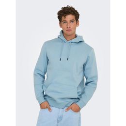 Only & Sons ONLY & SONS Kapuzensweatshirt &raquo;ONSCERES HOODIE SWEAT NOOS&laquo;, Baumwollmischung, regular fit Glacier Lake XXL XXL Hoodie von Only & Sons