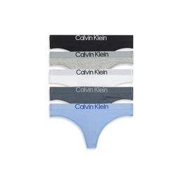 Calvin Klein Underwear Damen Tanga &raquo;THONG 5PK&laquo; Packung, 5er-Pack, 5 Stk. Mit elastischem Bund M (38), 5 Stk.