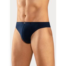 H.I.S. H.I.S Herren String Packung, 3 Stk. aus weichem Baumwoll-Stretch blau S, 3 Stk.