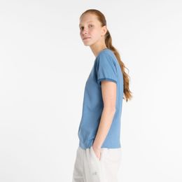 New Balance T-Shirt 'Flower Ringer' Damen Gr&ouml;&szlig;e XS saphir / opal / wei&szlig;