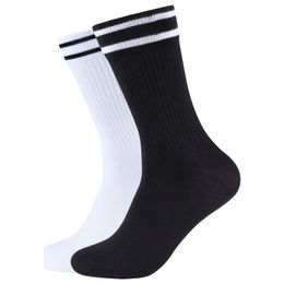 JOOP! Herren JOOP! Socken &raquo;premium casual&laquo; 2 Paar, Premium Qualit&auml;t, verst&auml;rkte Ferse, verst&auml;rkte Zehen schwarz-wei&szlig; 39-42