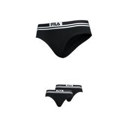 Fila Damen Slip &raquo;WOMAN BRIEF&laquo; 2er Pack, mit elastischem Bund schwarz M