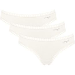 Sloggi Damen Sloggi Minislip &raquo;GO Crush&laquo; 3er Pack, dehnbare Spitzendetails, uni, gemustert XS