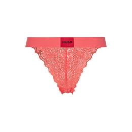 Hugo Underwear Damen HUGO Underwear Slip &raquo;BRIEF RL LACE&laquo; aus Stretch-Spitze, mit Logoschriftzug auf dem Bund rot XL