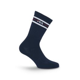 Fila Damen Socken &raquo;UNISEX LIFESTYLE PLAIN SOCKS&laquo; 3 Paar, 3 Paar tlg. mit Logo-Schriftzug 39-42