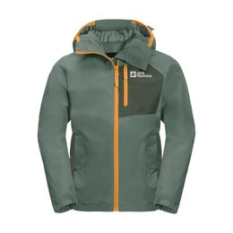 Jack Wolfskin Outdoorjacke &raquo;ACTIVE HIKE JACKET K&laquo; mitKapuze hedge-green 164 164 Wetterschutzjacke