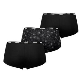 Puma Damen Puma Panty &raquo;Puma WOMEN PRINTED MINI SHORT 3P PACK&laquo; 3er Pack, 2x uni, 1x Animal-Design XS